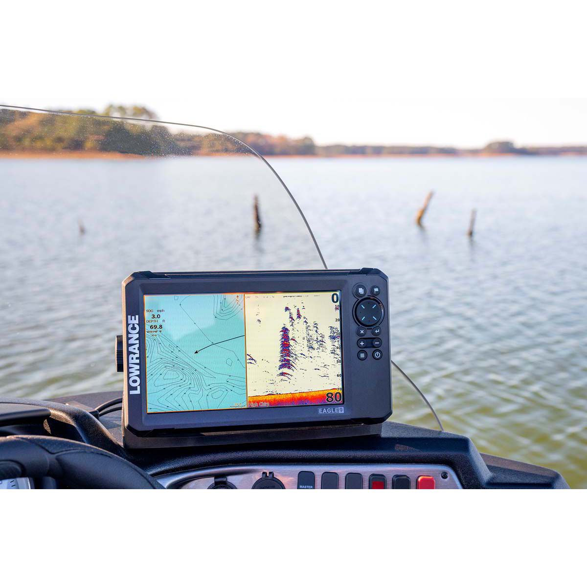 Lowrance Eagle 9 Aus/NZ Fish Finder Combo with Tripleshot Transducer | BCF