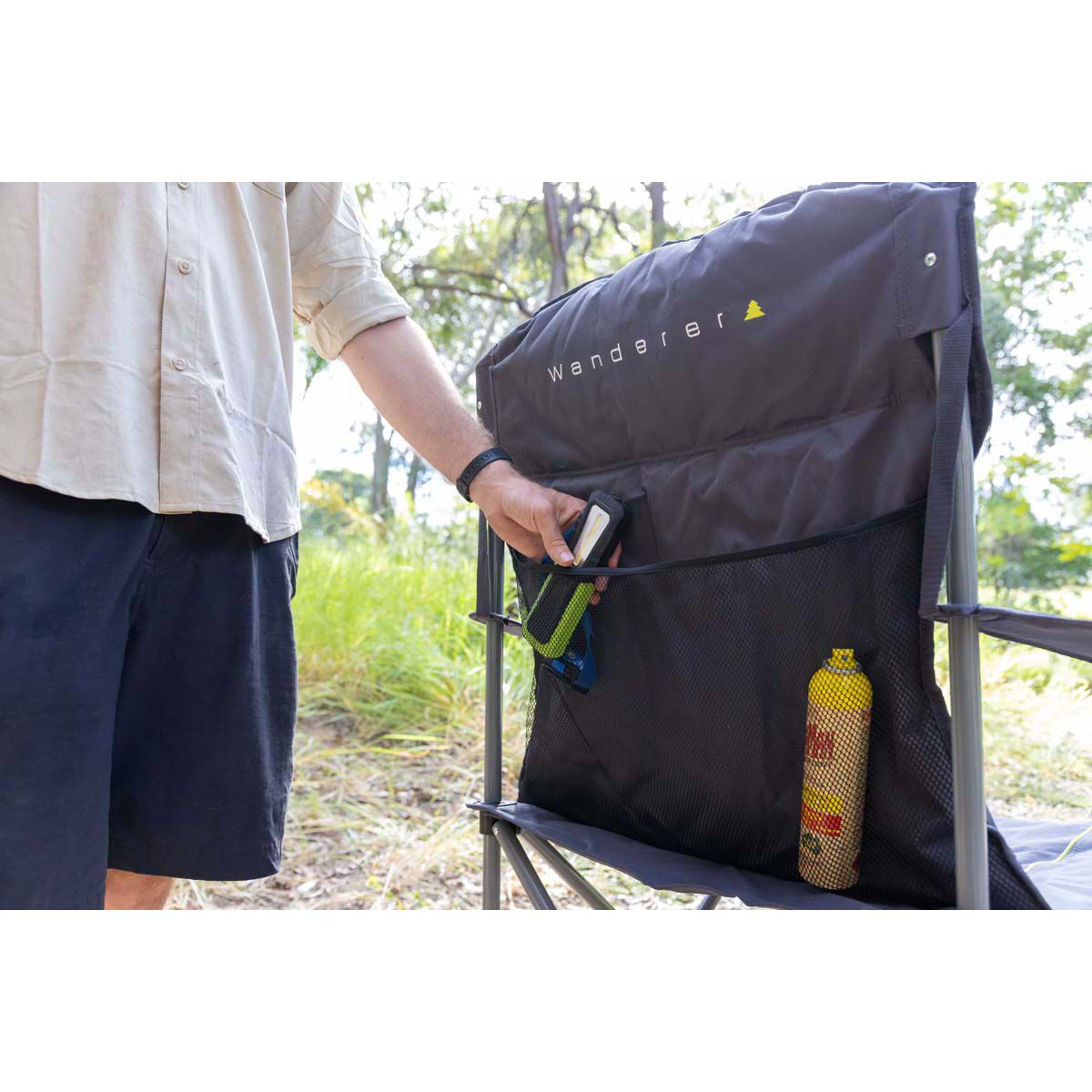 Wanderer Mighty Quad Fold Chair 300kg | BCF