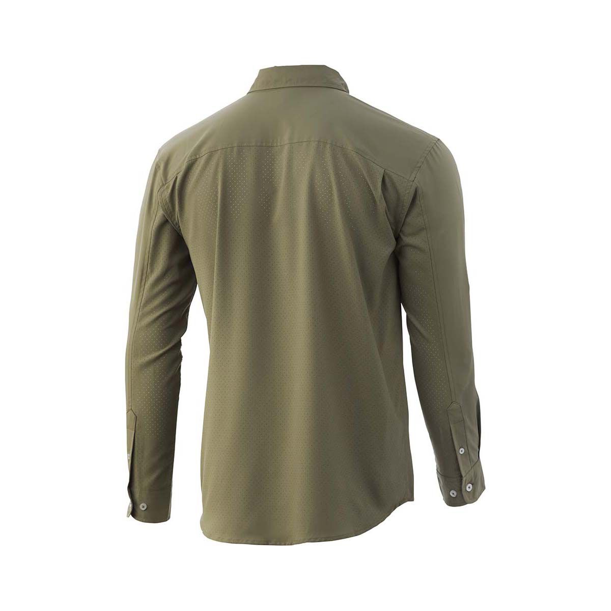 Huk Men's Tide Point Long Sleeve Fishing Shirt Overland Trek S | BCF
