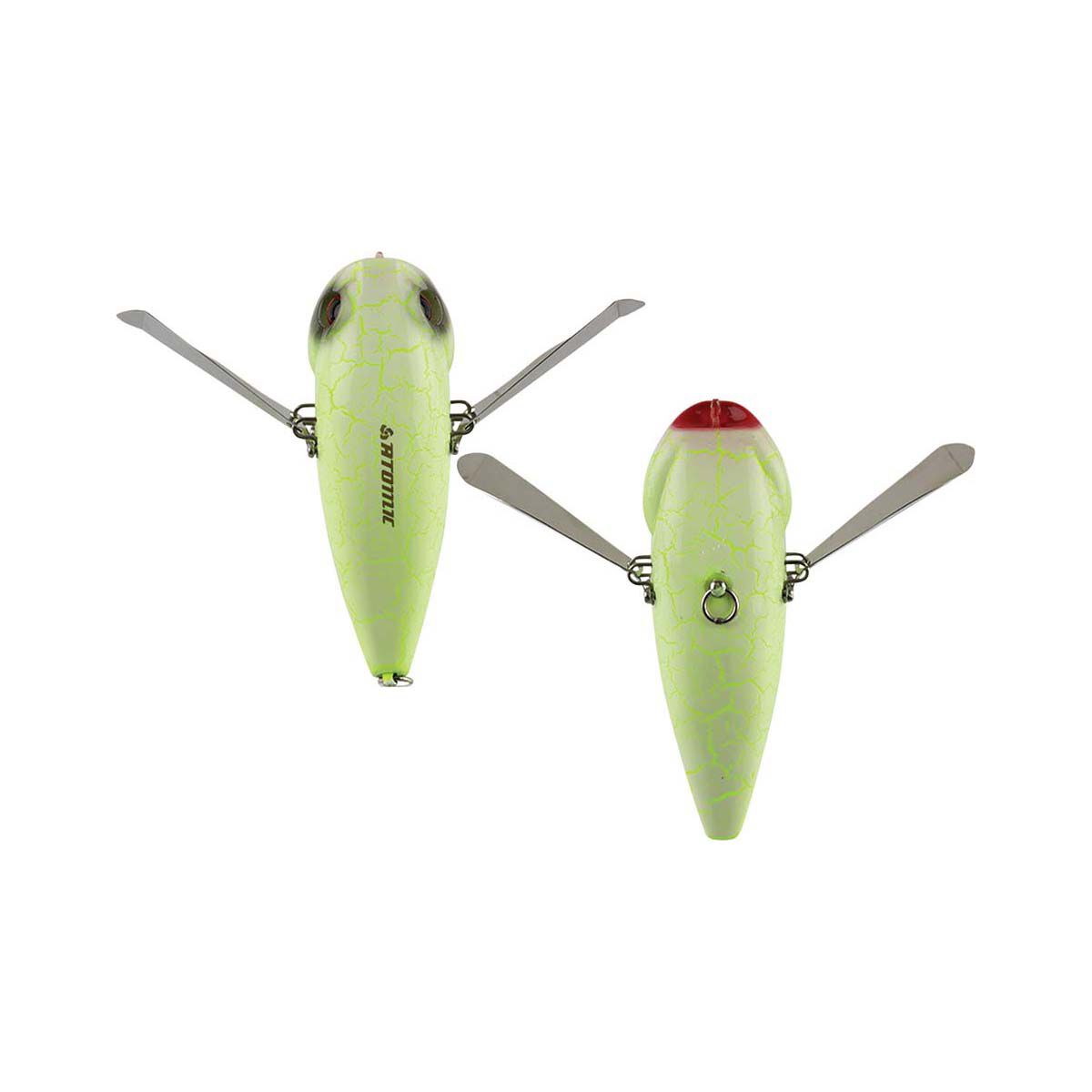 Atomic Hardz Slappa Surface Lure 90mm Snake Glow | BCF