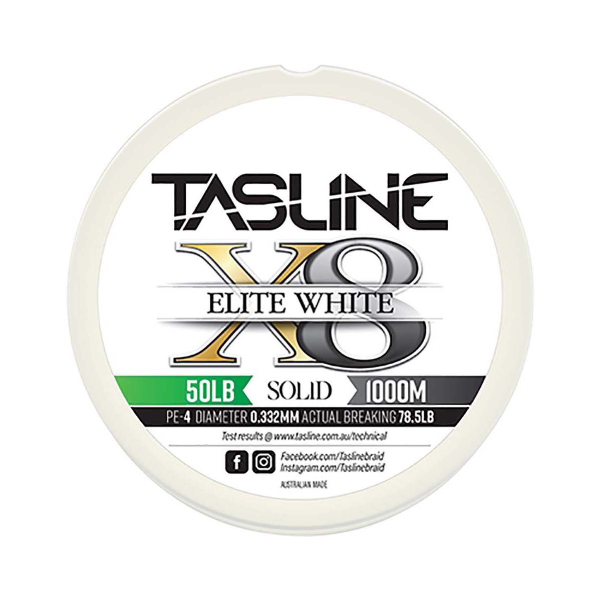 Tasline Elite X8 Braid Line 1000m 50lb | BCF