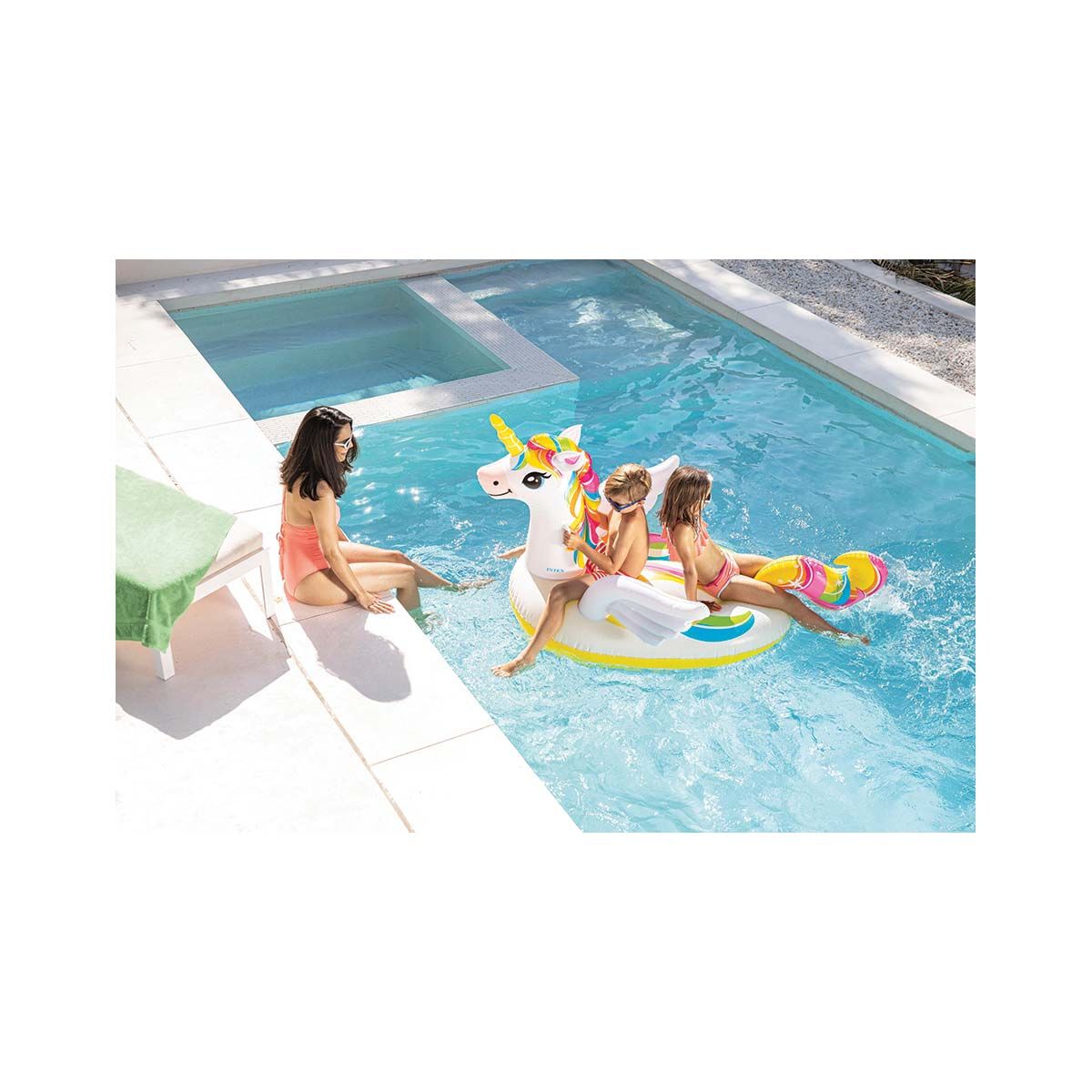 Intex Ride-On Enchanted Unicorn Pool Inflatable | BCF
