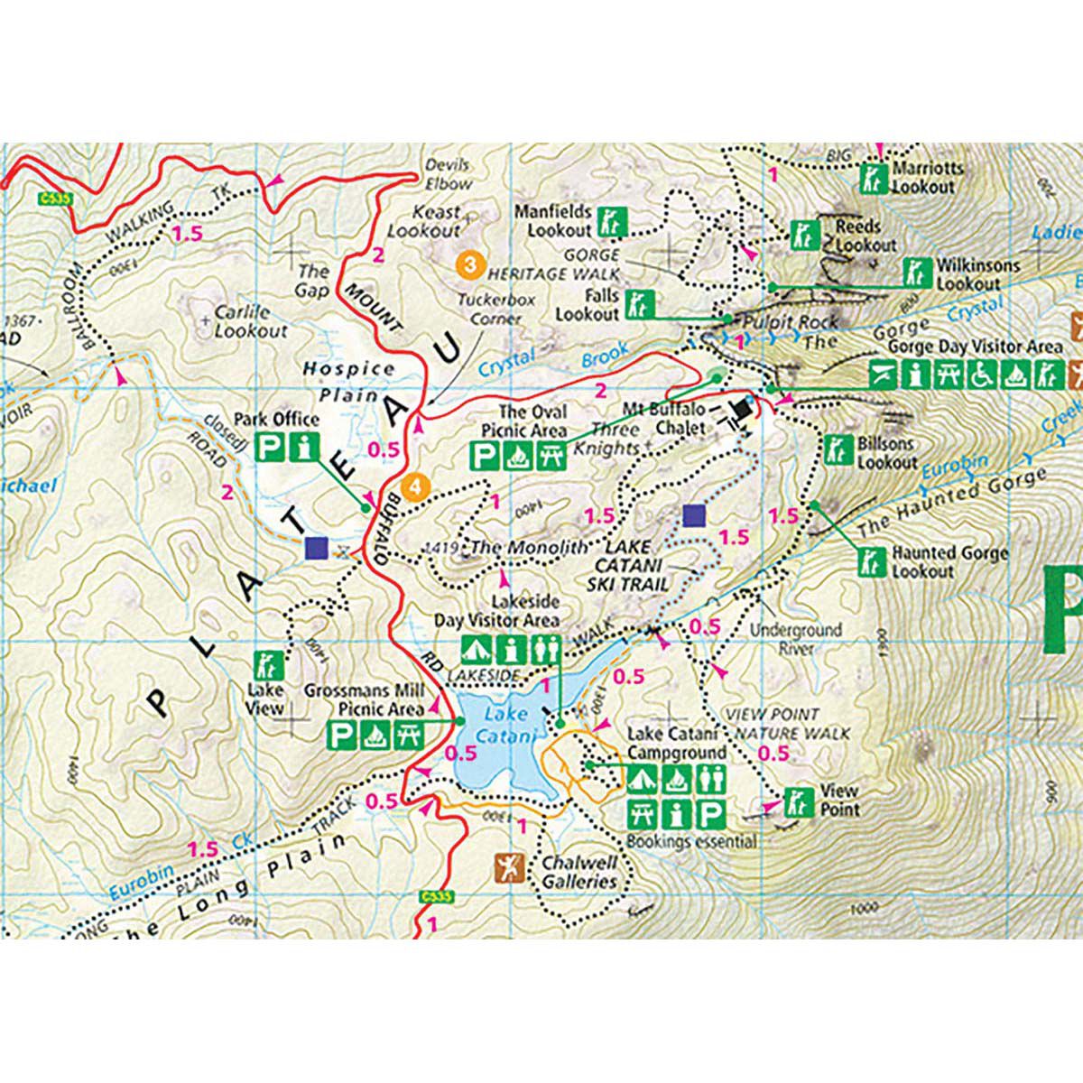 Spatial Vision Mount Buffalo Map | BCF