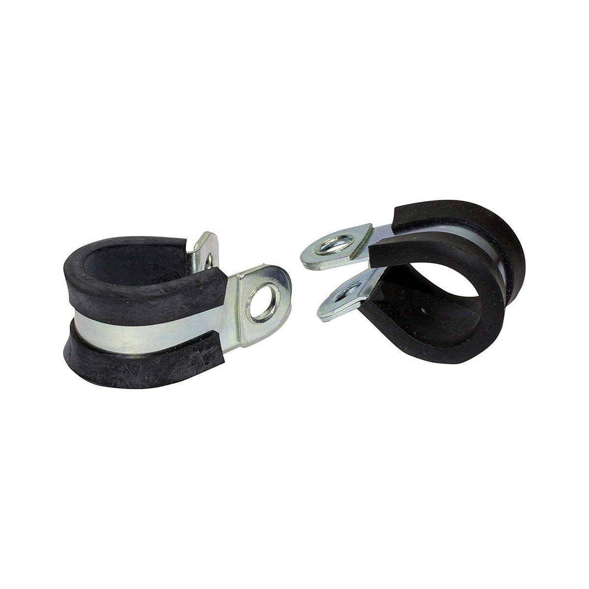 KT Cables 8mm Rubber & Metal P Clamps | BCF