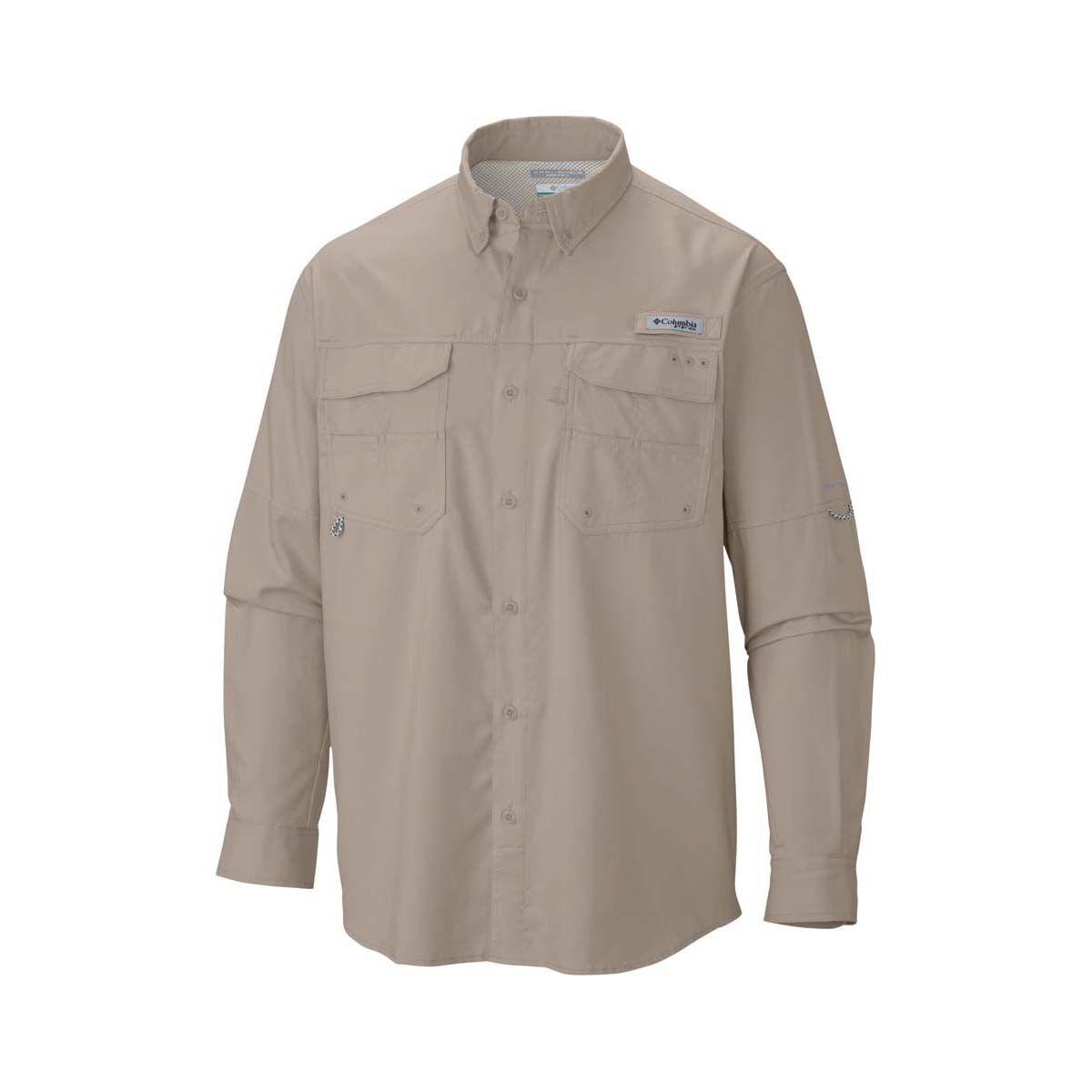 Columbia Men's Blood and Guts IV Long Sleeve Fishing Shirt Fossil M | BCF