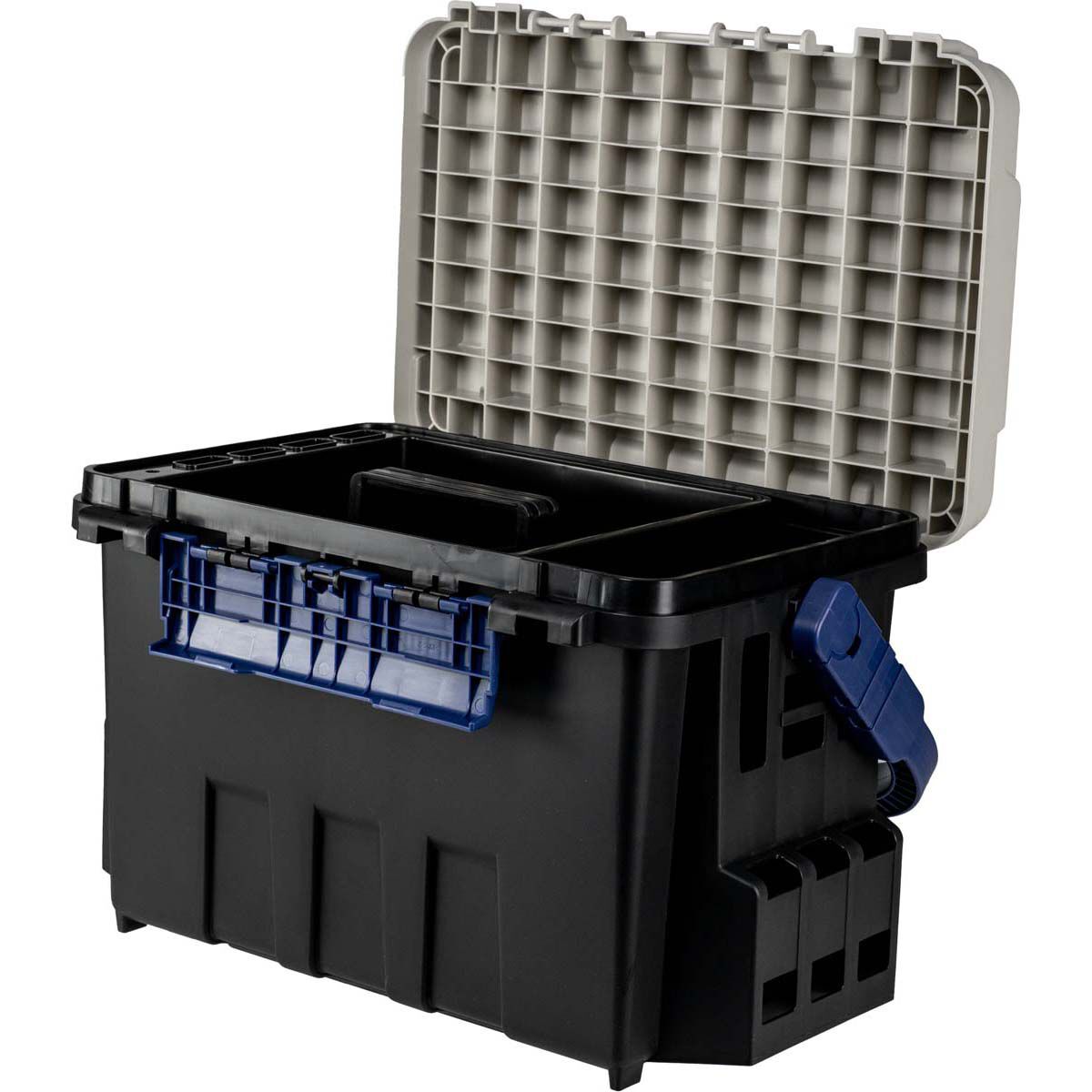 Meiho Bucket Mouth 9000 Tackle Box Black | BCF