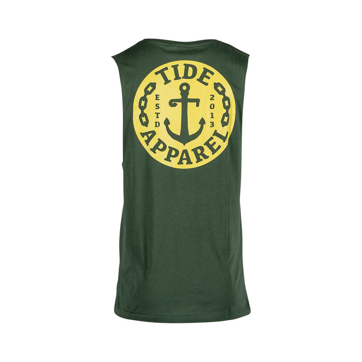 Tide Apparel Men's G'Day Tank Aussie Green S | BCF