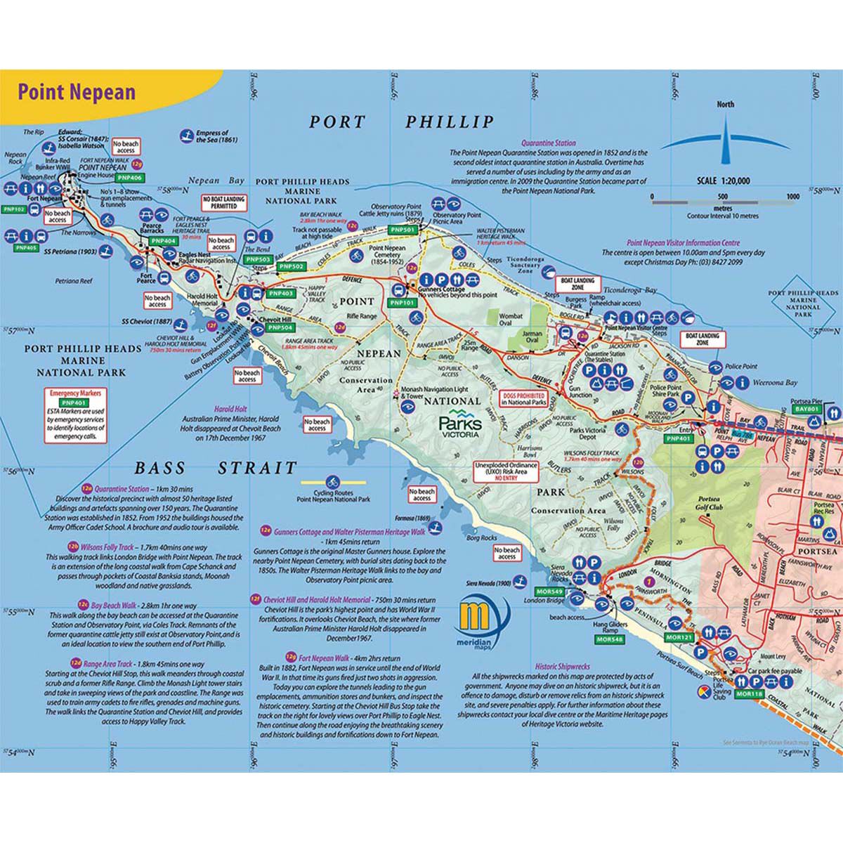 Meridian Maps Mornington Peninsula Walks | BCF