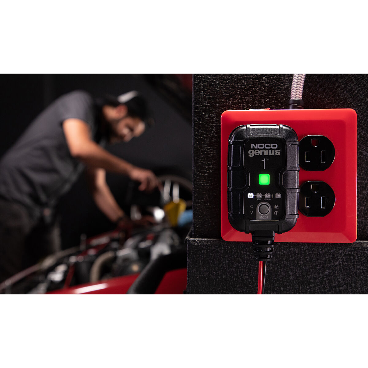 NOCO Genius 1 Battery Charger 6V/12V 1 Amp | BCF