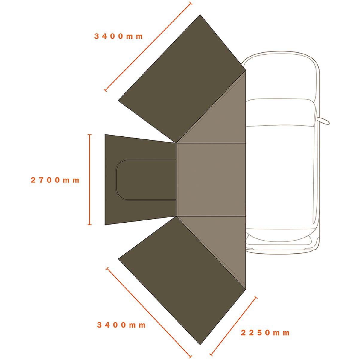 Darche Eclipse 180 Wall Set | BCF