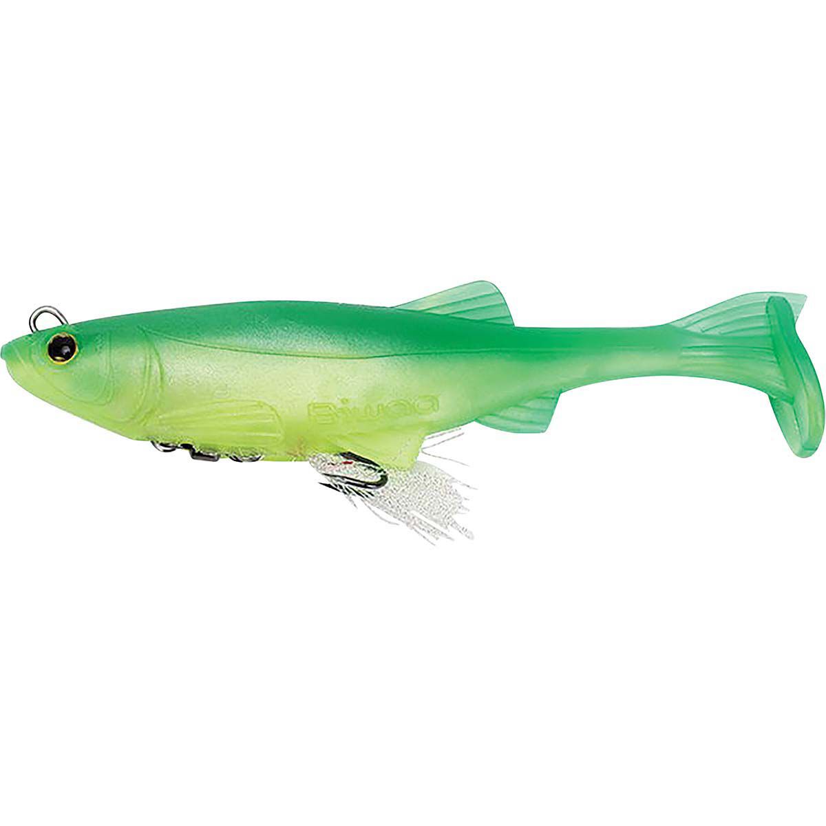 Biwaa Kapsiz HD Kast Soft Swimbait Lure 6in Limetreuse | BCF