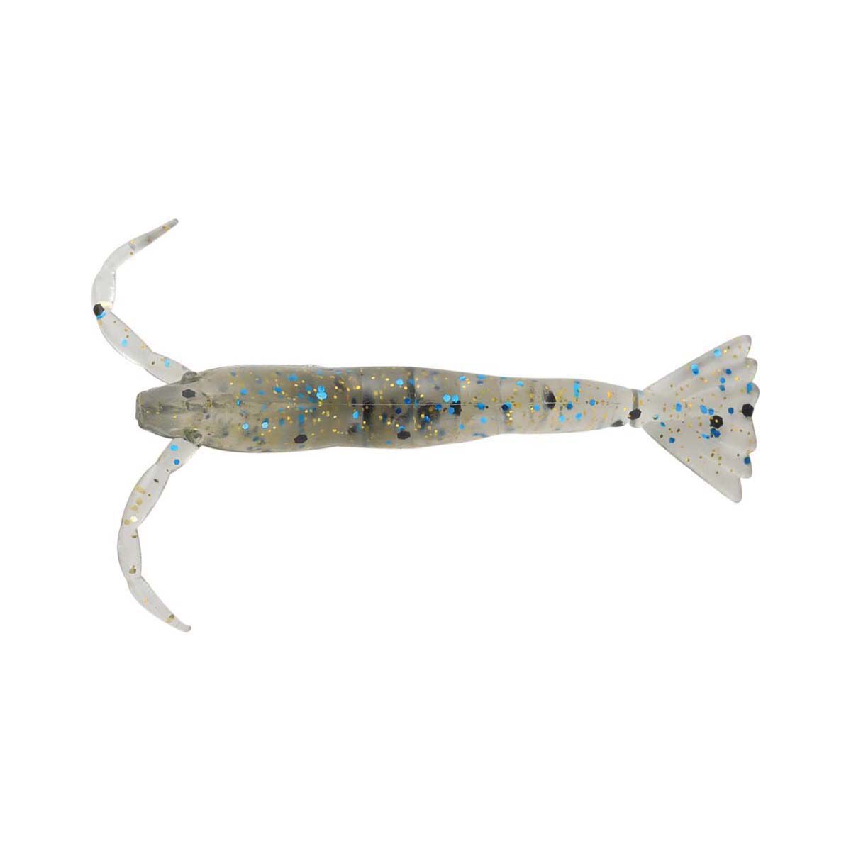 Berkley PowerBait Shrimp Soft Plastic Lure 2in Blue Shiner Gold | BCF