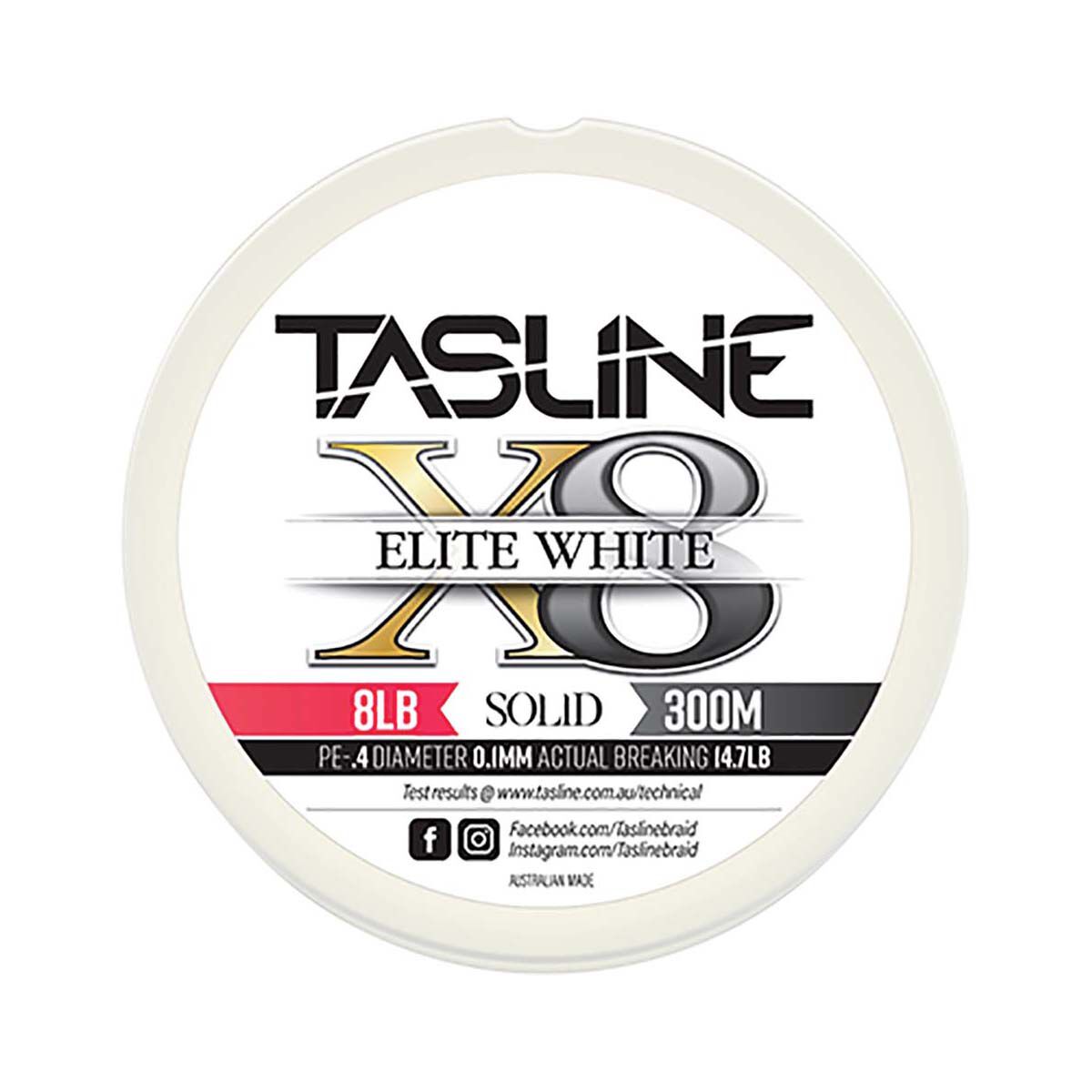 Tasline EliteX8 Braid Line 300m 8lb | BCF