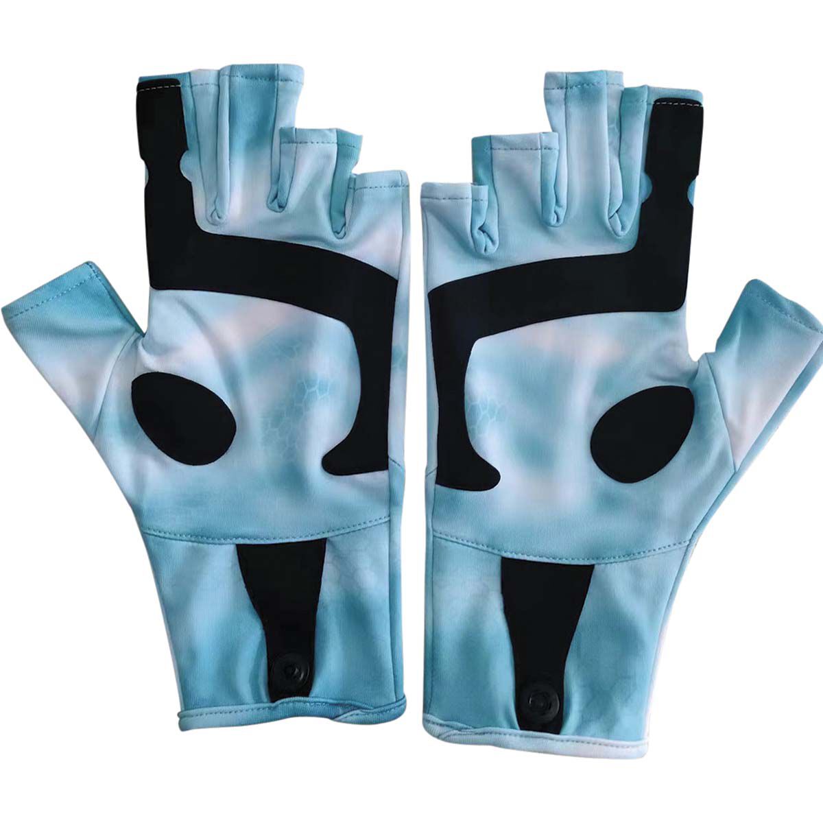 Shimano Unisex Fingerless Sun Gloves Sky Tech Camo M | BCF