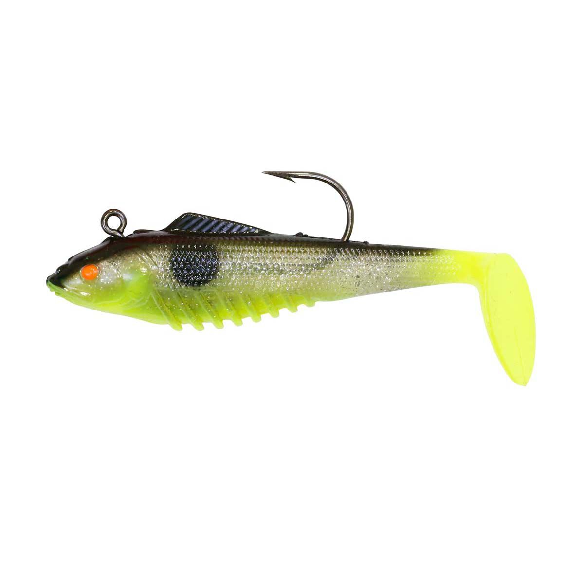 Squidgies Slick Rig Soft Plastic Lure 130mm Chart Lightning | BCF