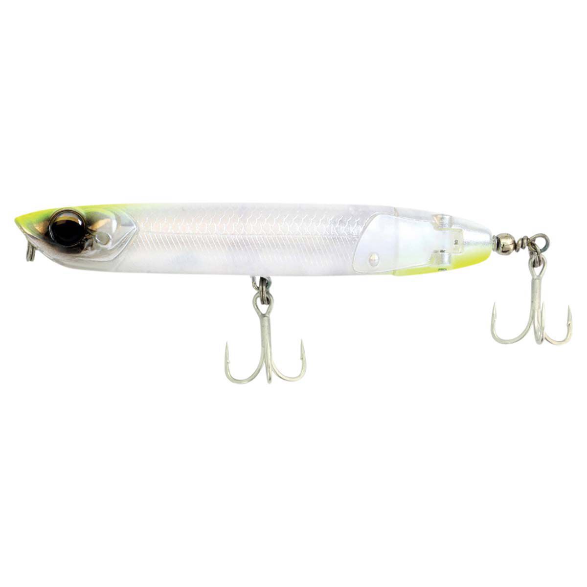Bone Hoverjet Estuary Topwater Lure 130mm Pearl Chartreuse | BCF
