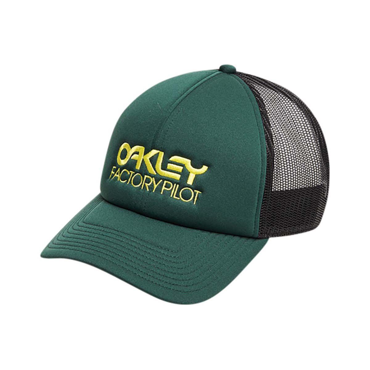 Oakley Unisex Factory Pilot Trucker Cap Green | BCF
