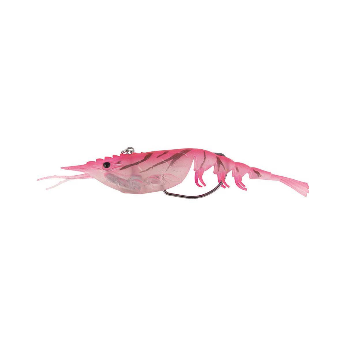 Berkley Shimma Shrimp Weedless Soft Vibe Lure 100mm Pink shrimp | BCF