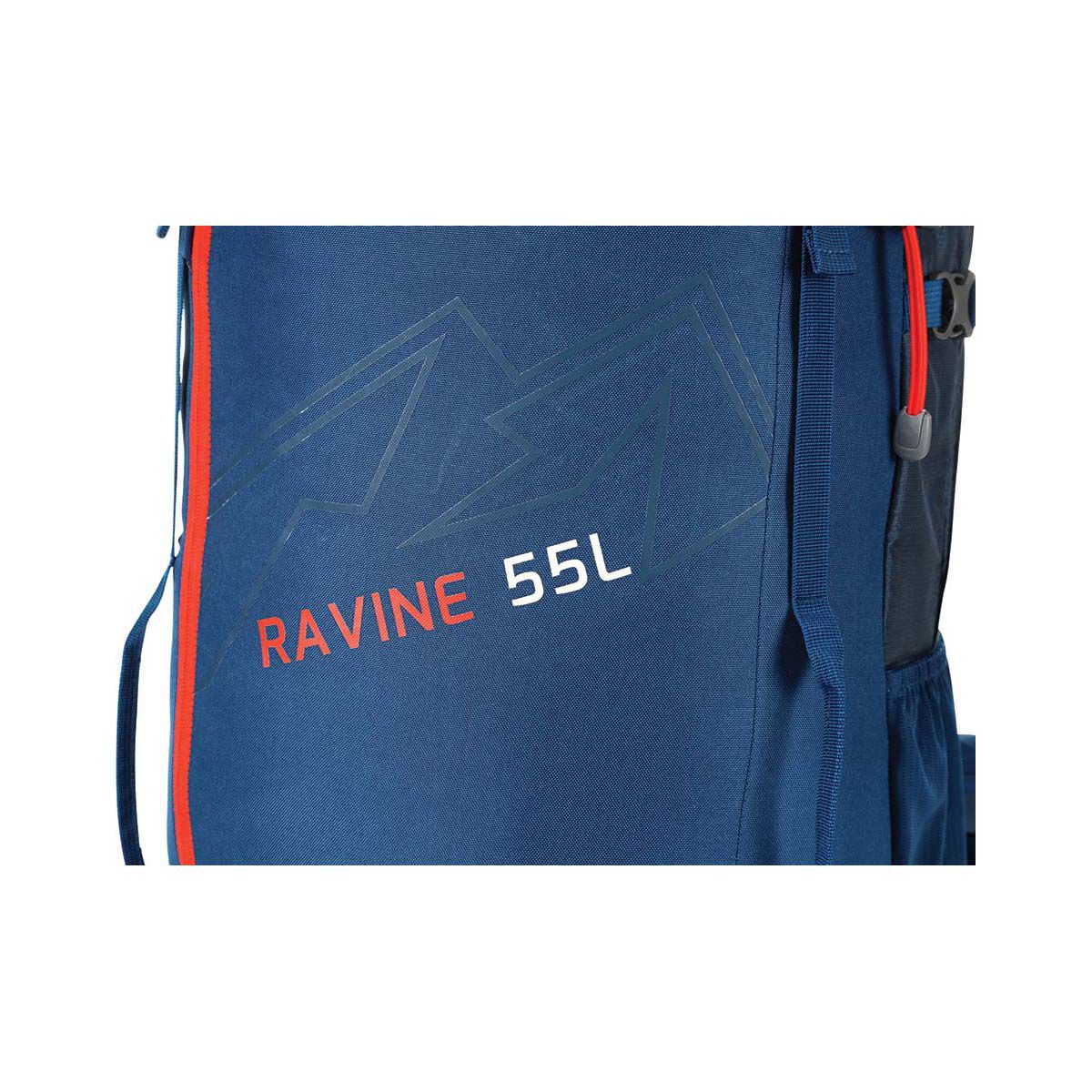 OUTRAK Ravine Trekking Pack 55L Navy | BCF