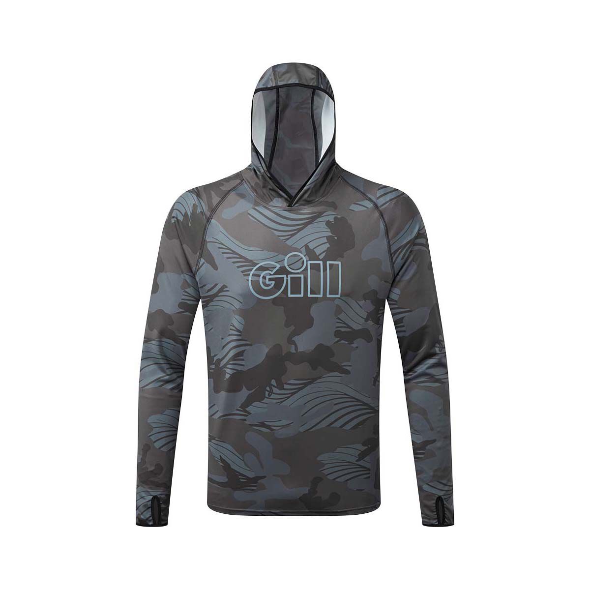 Gill Men's XPEL Tech Hoodie Sublimated Polo Shadow Camo S | BCF