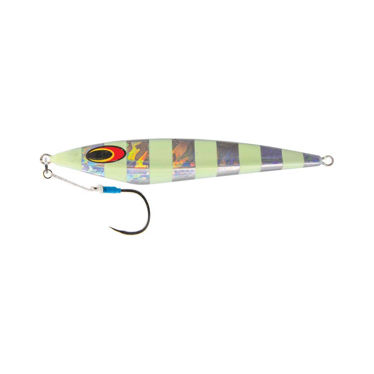 Nomad Ridgeback Jig Lure 60g Silver Glow Stripe | BCF