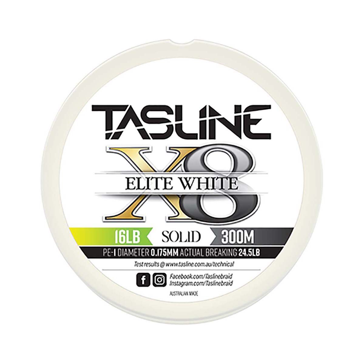 Tasline EliteX8 Braid Line 300m 16lb | BCF