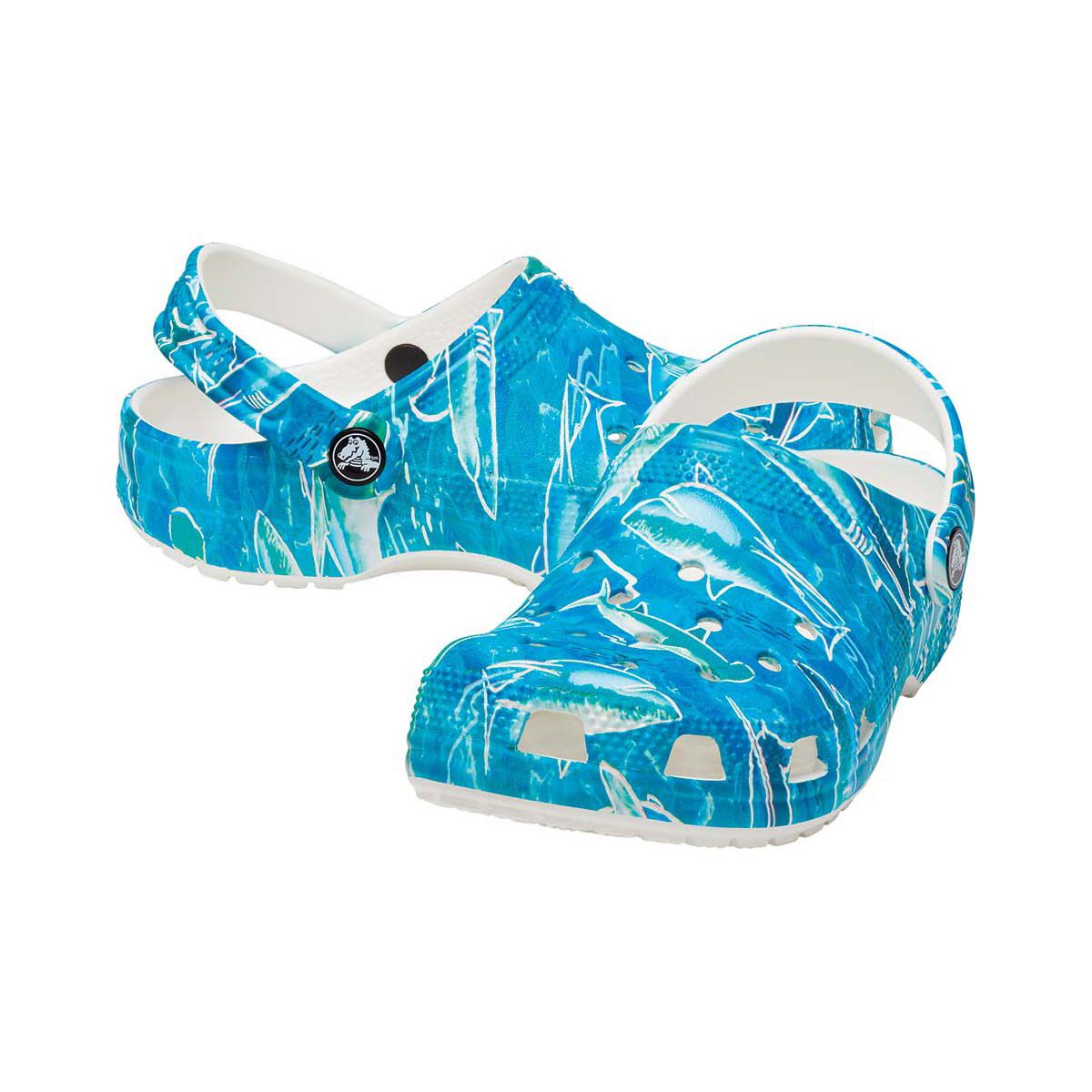 Crocs Kids Classic Pool Party Clog Ocean J1 | BCF