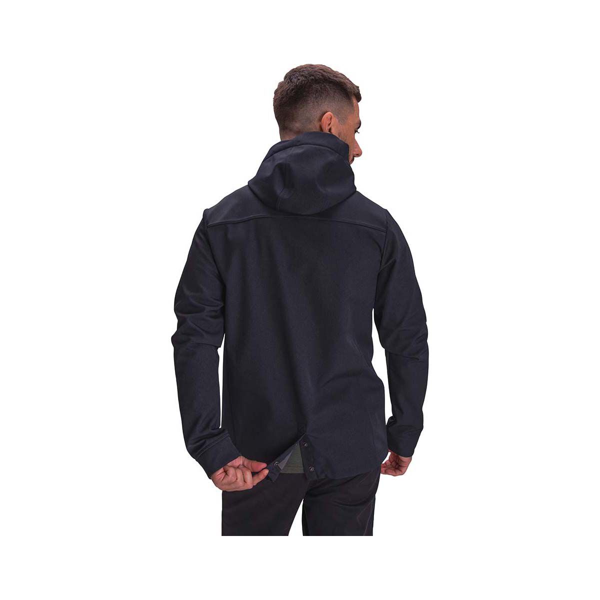 Macpac Men’s Chord Hooded Jacket Anthracite Blk S | BCF