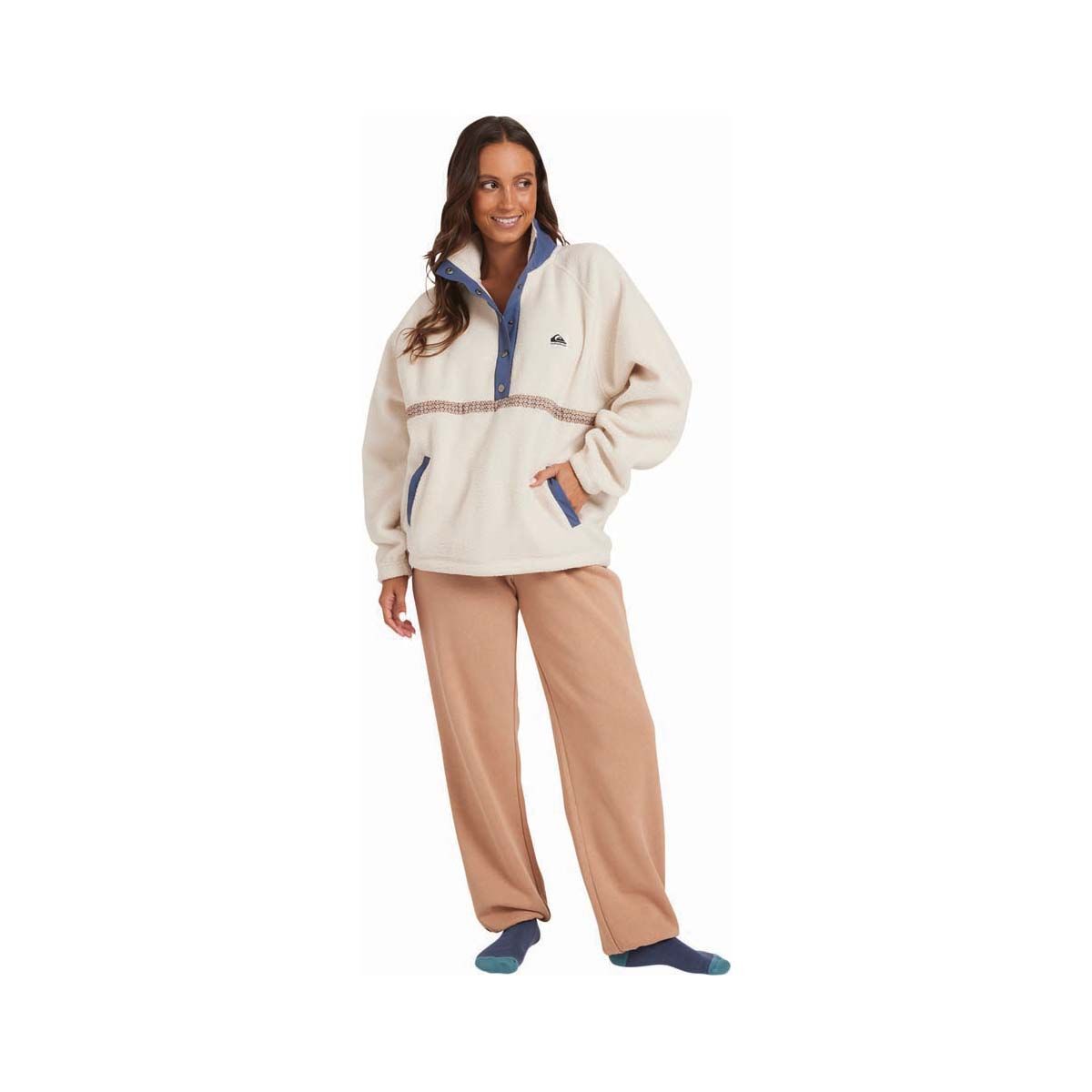 Quiksilver Sherpa Compass Fleece Jumper for Women | BCF