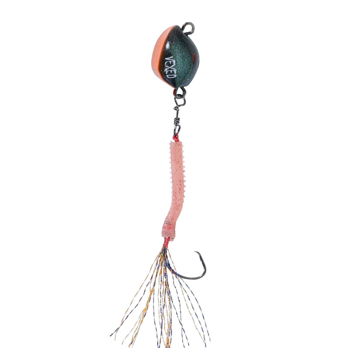 Vexed Bottom Worm Circle Jig Lure 30g Chilli Mussel | BCF