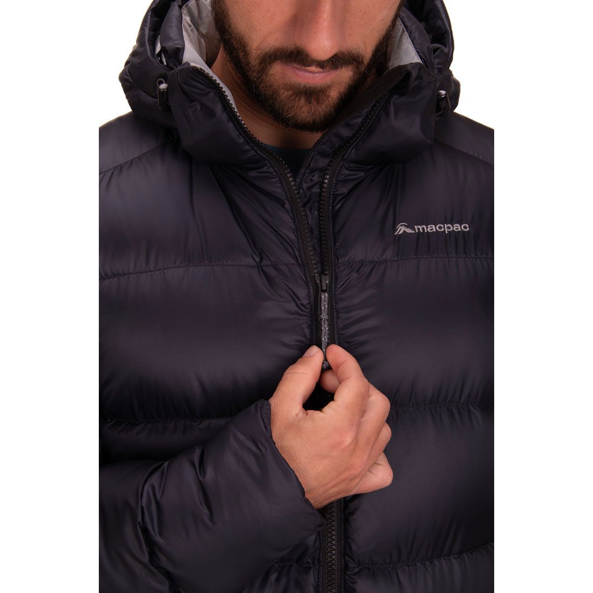 Macpac Men's Sundowner Hooded Jacket Black M | BCF
