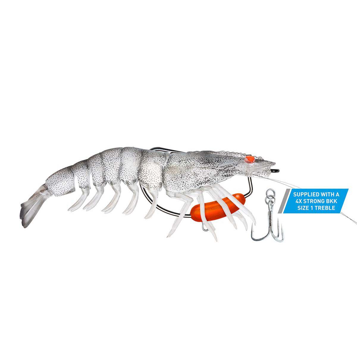 Chasebait Flick Prawn Heavy Lure 180mm Crystal | BCF