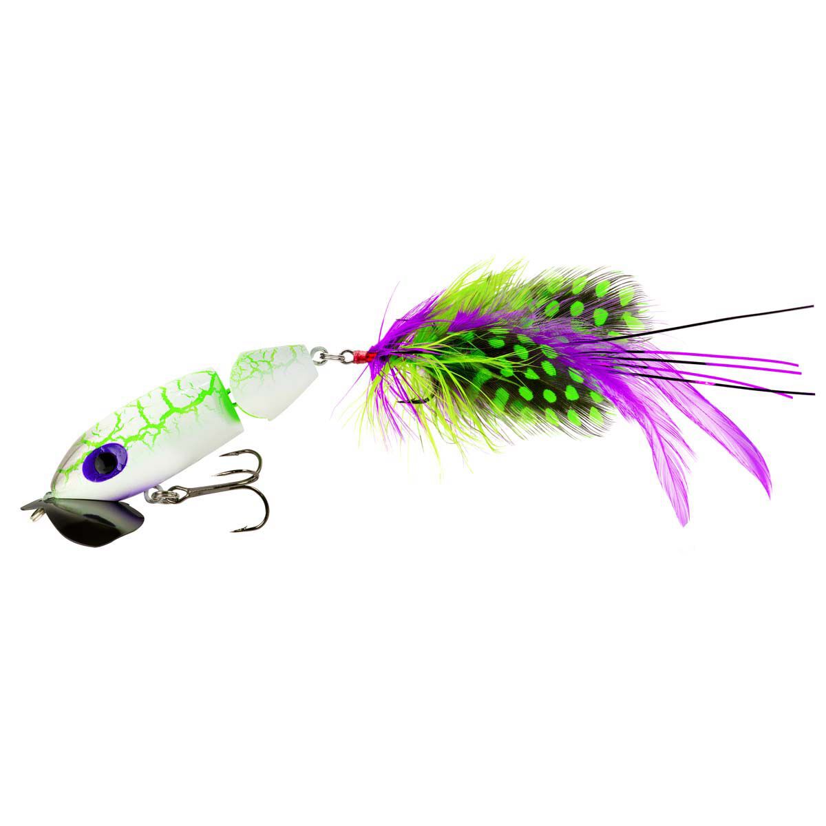 Arbogast Jitterbug 2.0 Jointed Surface Lure White Zombie | BCF