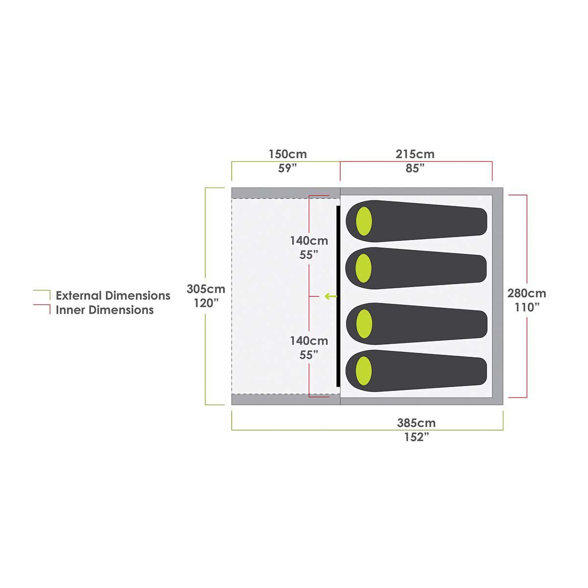 Zempire Evo TS V2 Air Tent | BCF