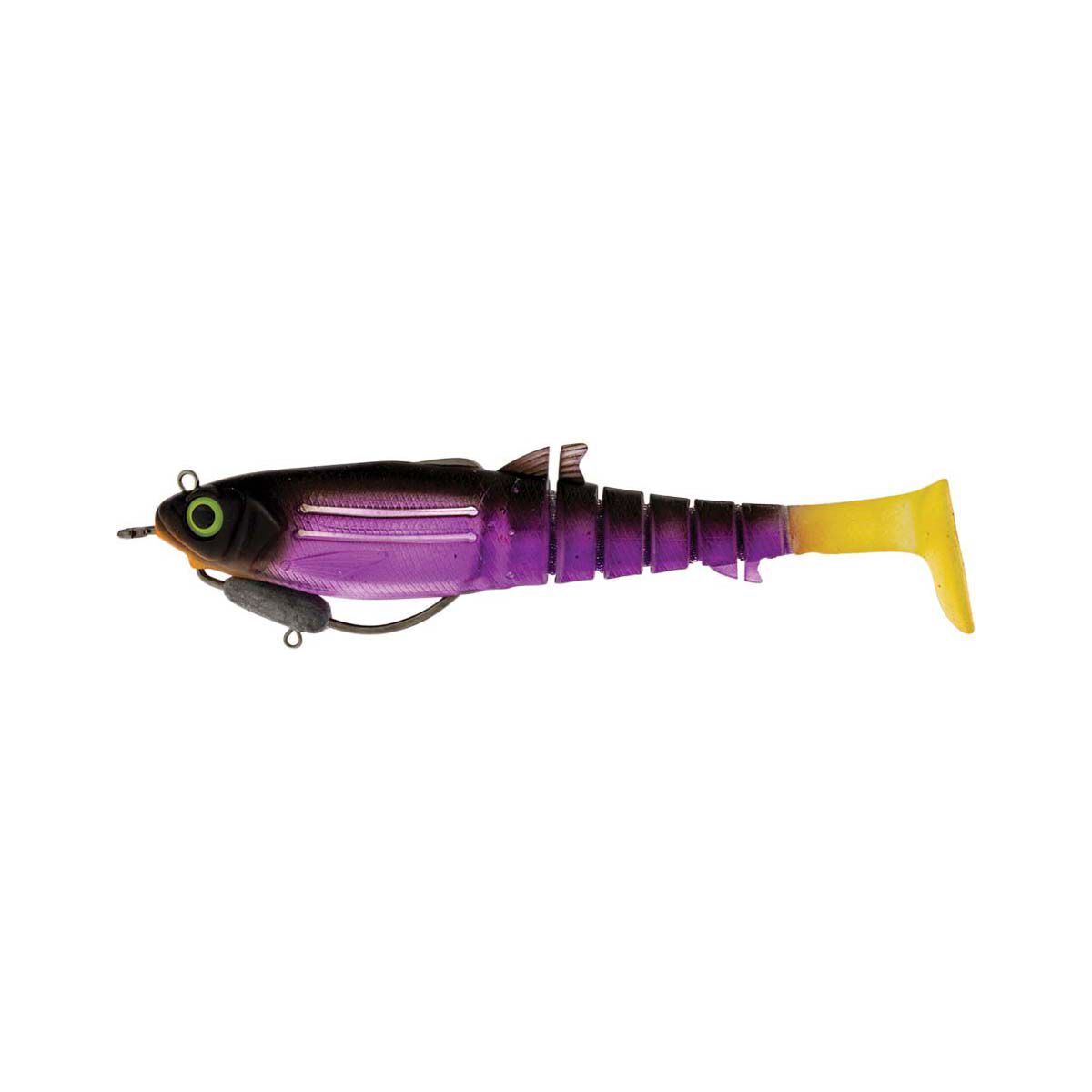 Zerek Flat Shad X Weedless Soft Plastic Lure 170mm Black Jack | BCF