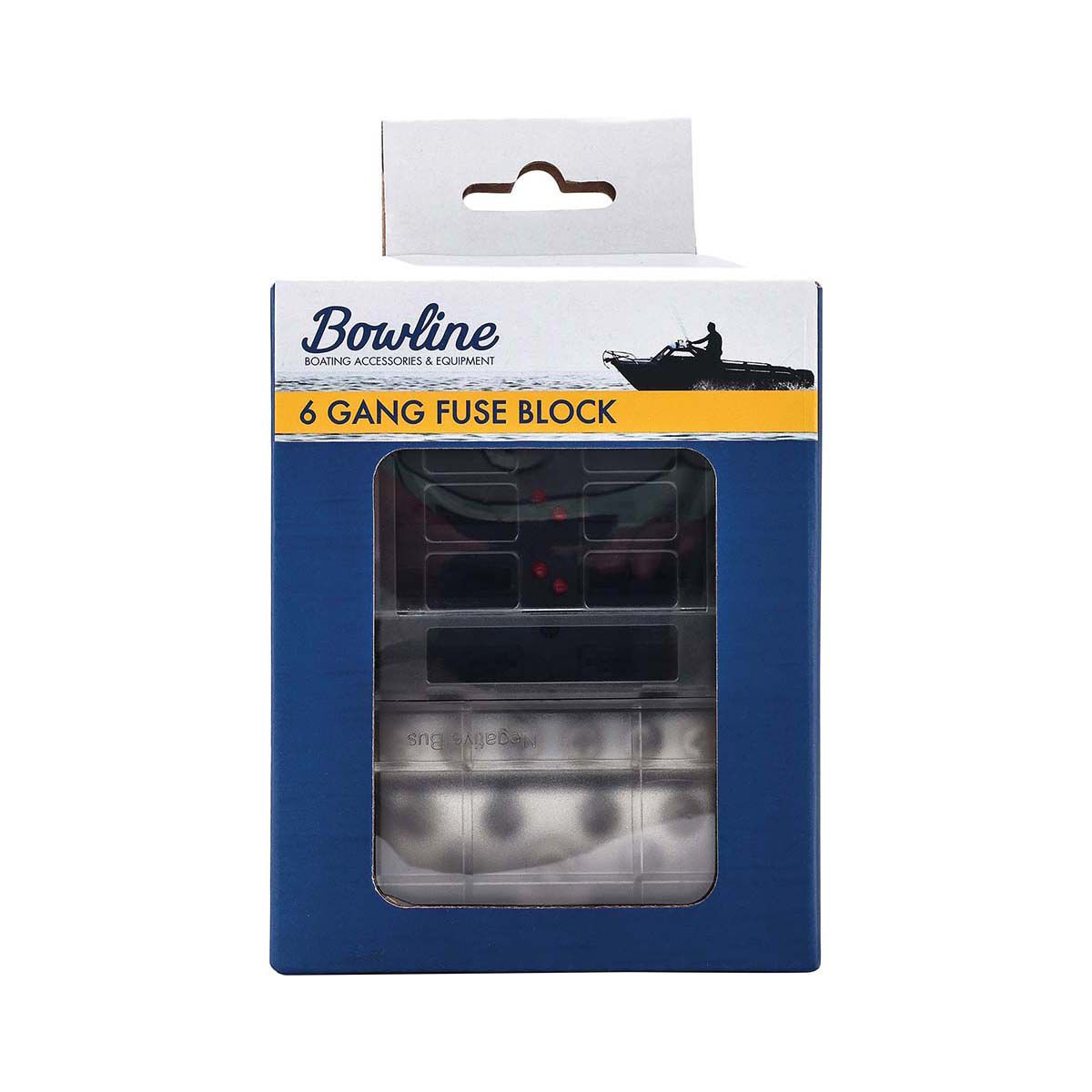 Bowline Fuse Block 6 Gang Black | BCF