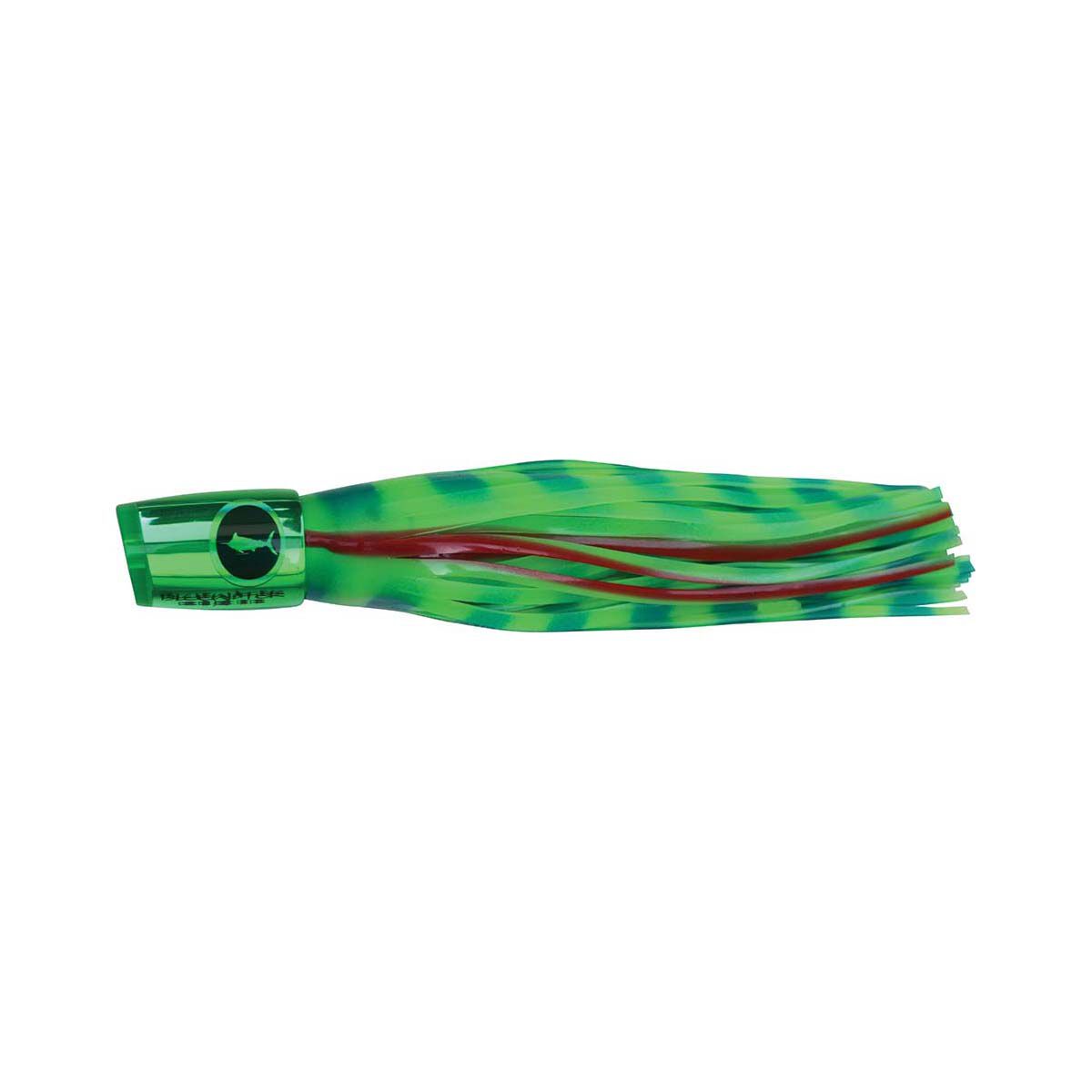 Bluewater Pop Skirted Trolling Lure 6in Lumo Green | BCF