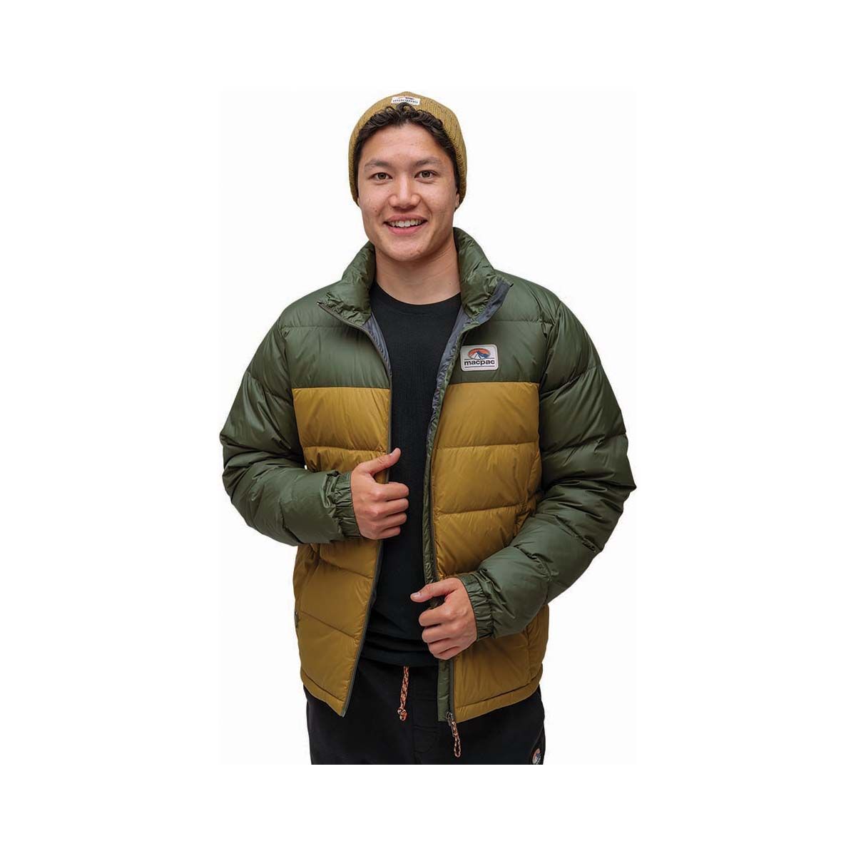 Macpac Men's Halo Down Puffer Jacket V2 Green / Gold | BCF