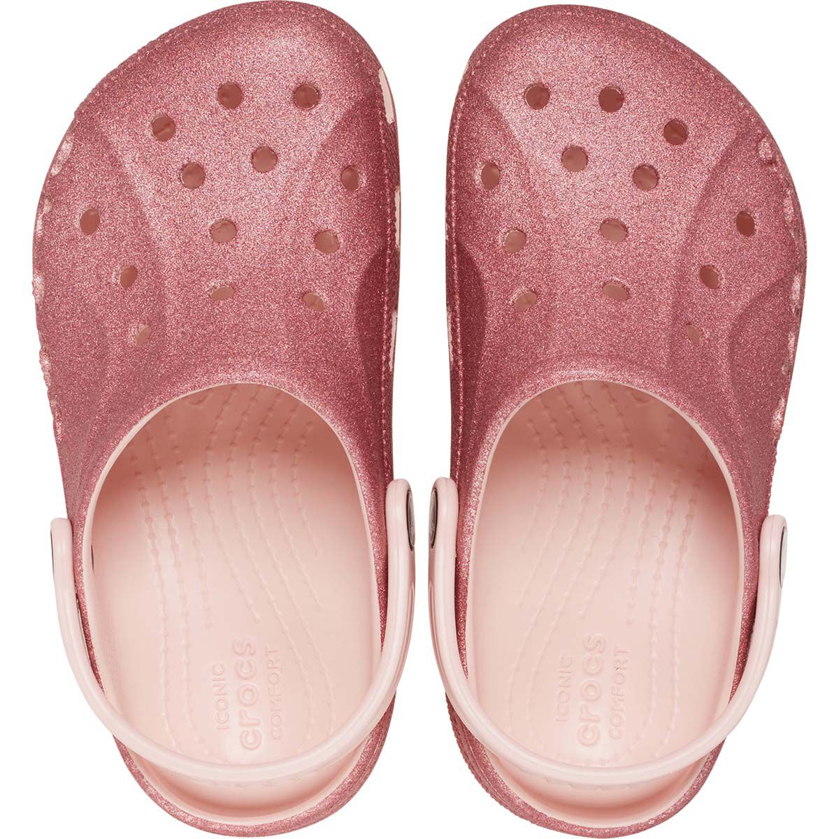 Crocs Kids' Baya Glitter Clogs Pink Rose C12 | BCF