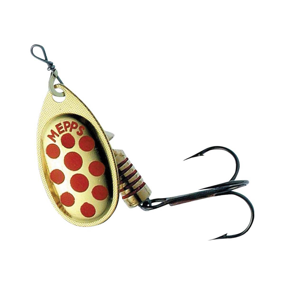 Mepps Aglia Decorees Inline Spinner Gold Red 3 | BCF