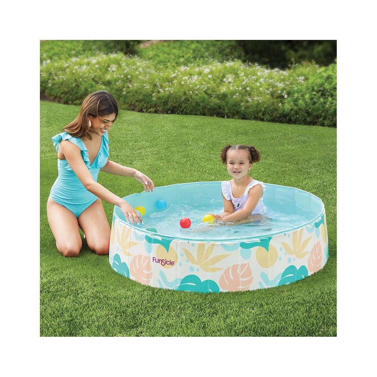 Funsicle Tropical Fun Folding Splash Pool | BCF