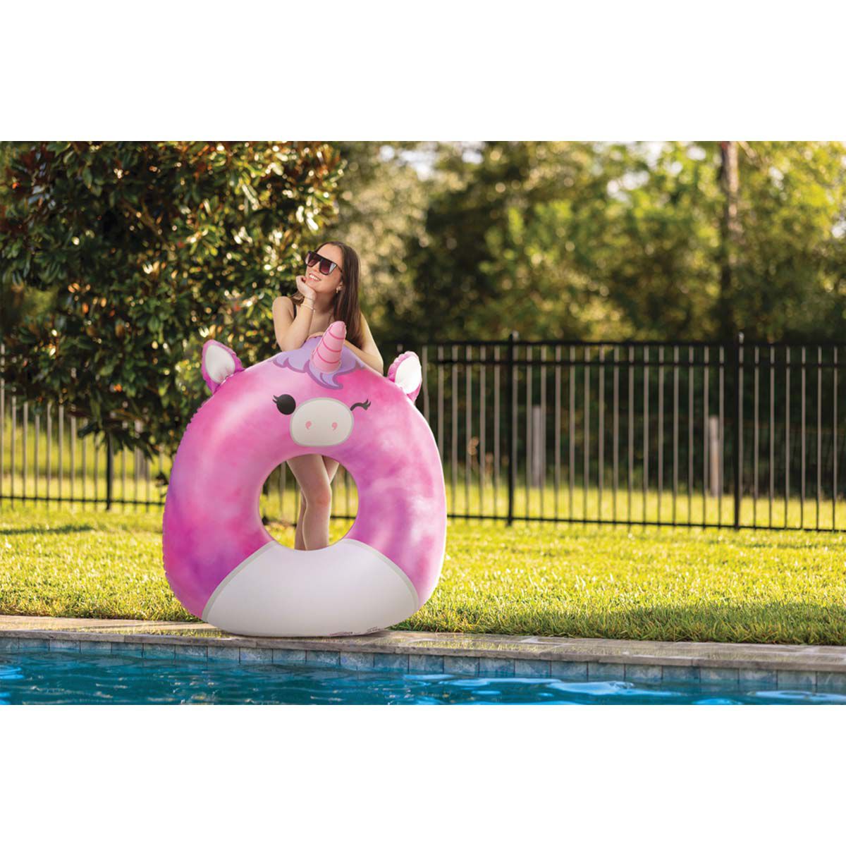 Big Mouth Squishmallow Pool Inflatable Lola The Unicorn | BCF