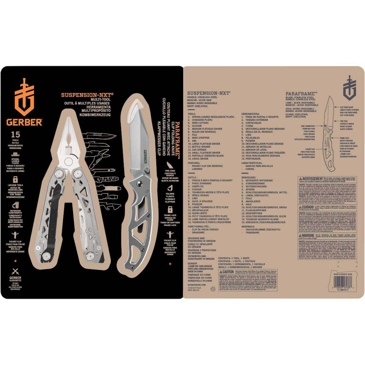 Gerber Suspension NXT Multi-Tool and Paraframe Knife Set | BCF