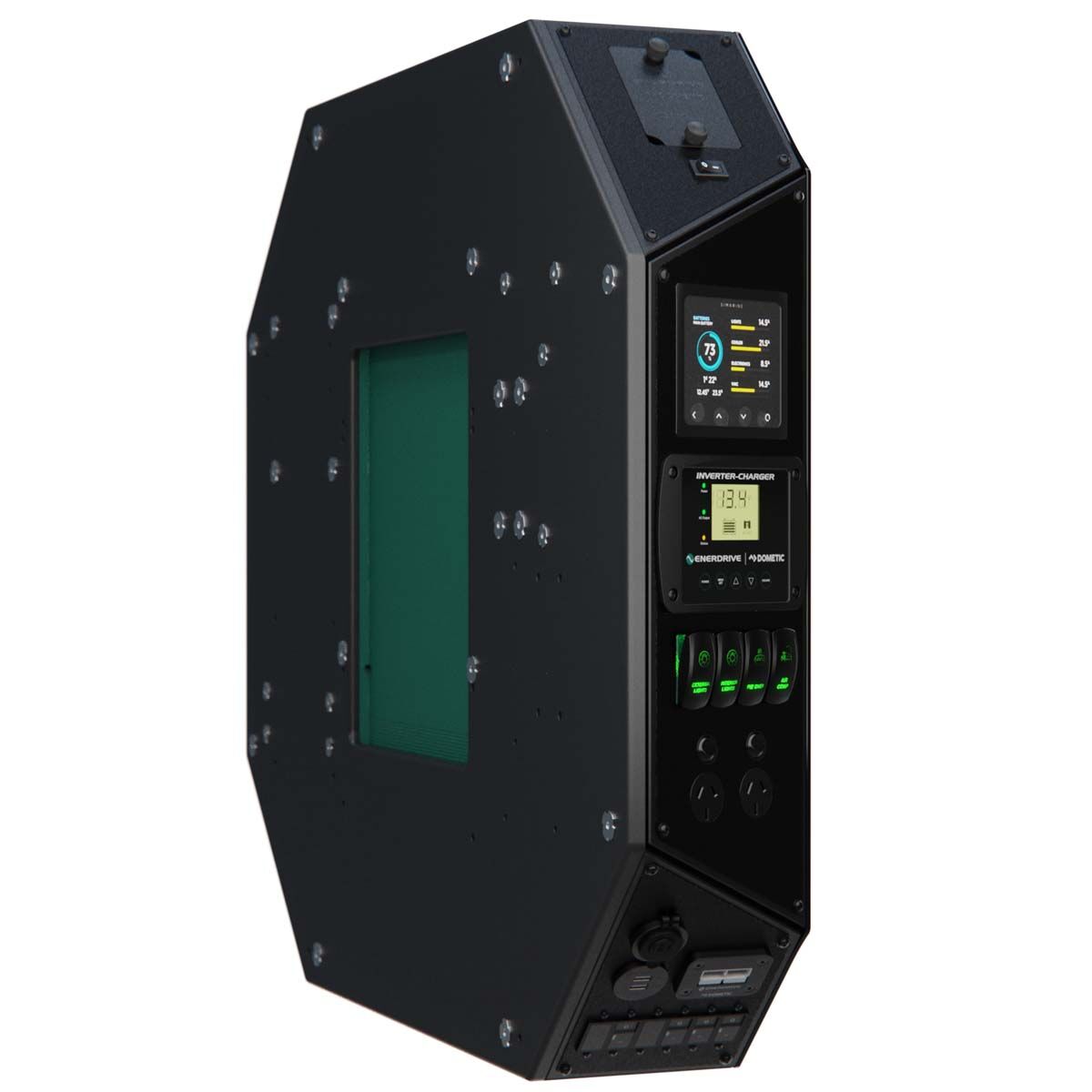 Enerdrive Voyager Power System Left Black | BCF