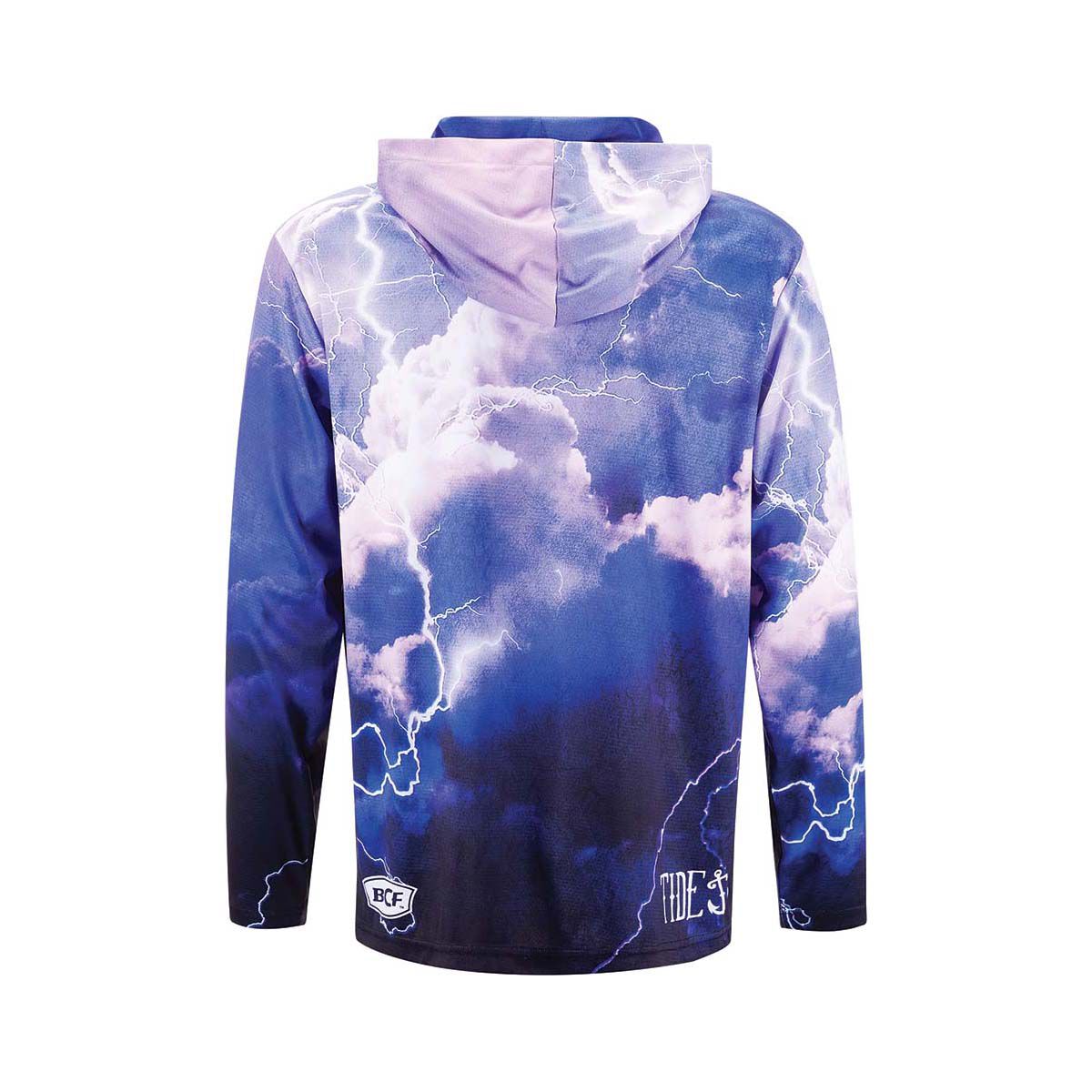 BCF x Tide Men's Lightning Hooded Fishing Shirt L | BCF