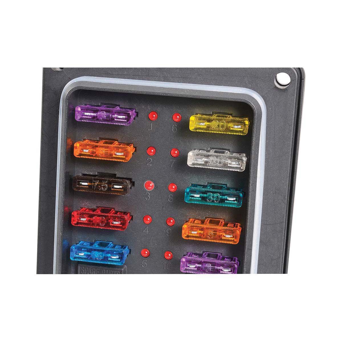 Narva Sealed Fuse Box with LED 10 Way | BCF