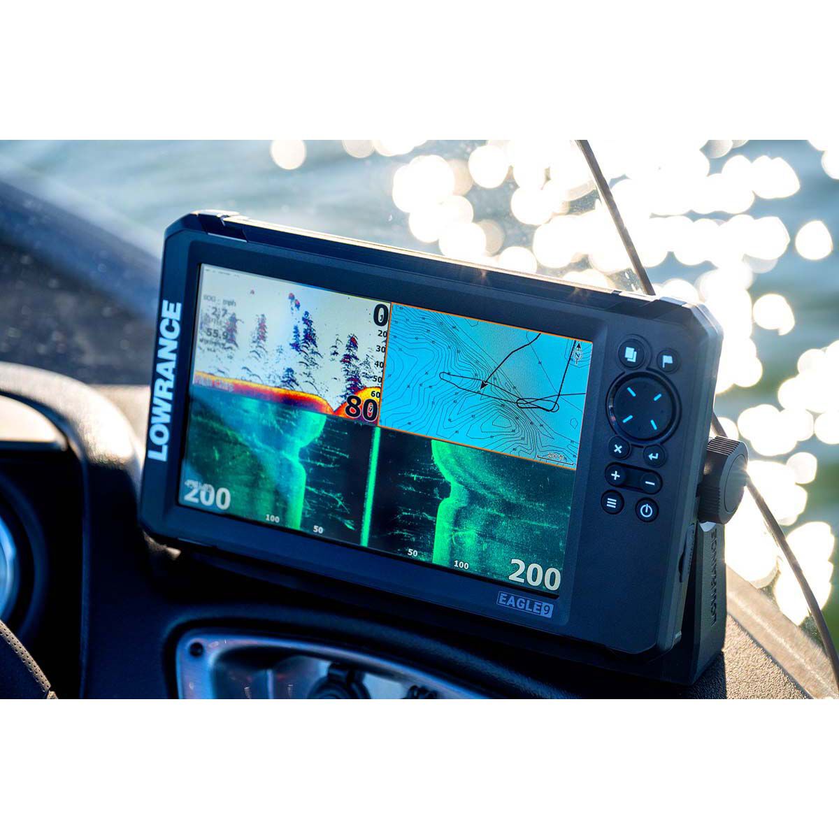 Lowrance Eagle 9 Aus/NZ Fish Finder Combo with Tripleshot Transducer | BCF