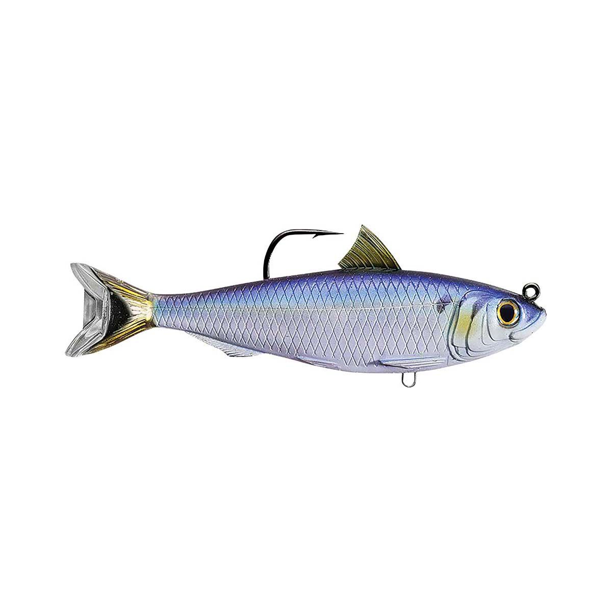 Livetarget Blueback Herring Swimbait Lure 5.5in Blue Black | BCF