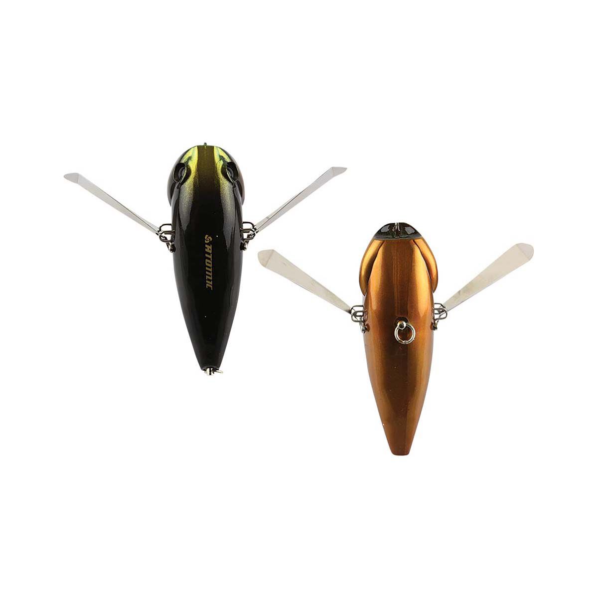 Atomic Hardz Slappa Surface Lure 90mm Black Christmas Beetle | BCF