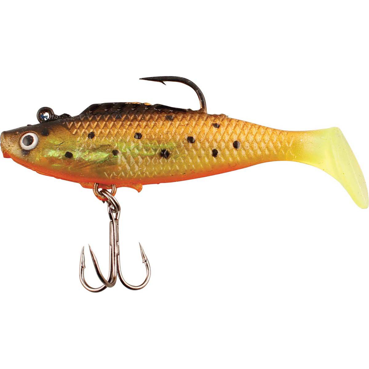 Pryml PaddleTail Rigged Lure 8.6cm Speckled Mosquito Fish | BCF